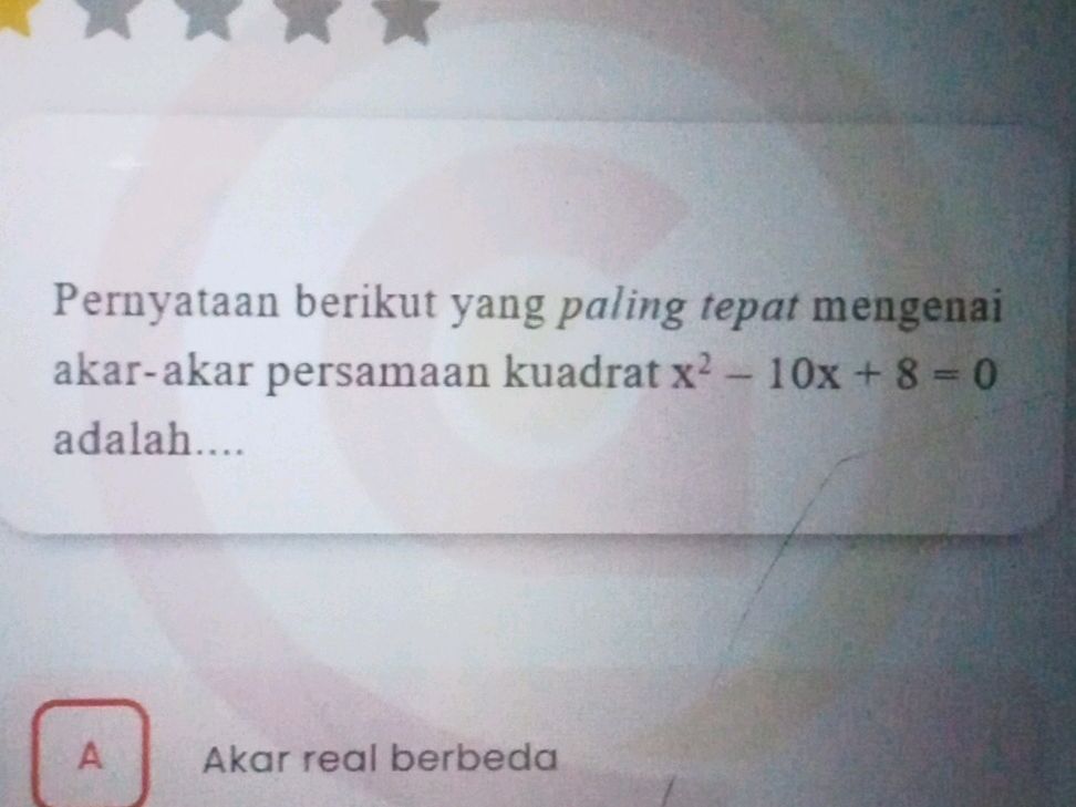 Pernyataan berikut yang paling tepat | StudyX