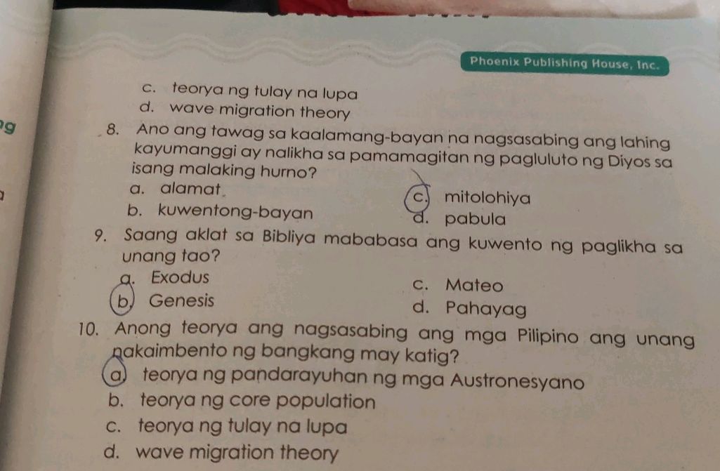 Ano ang tawag sa kaalamang-bayan na