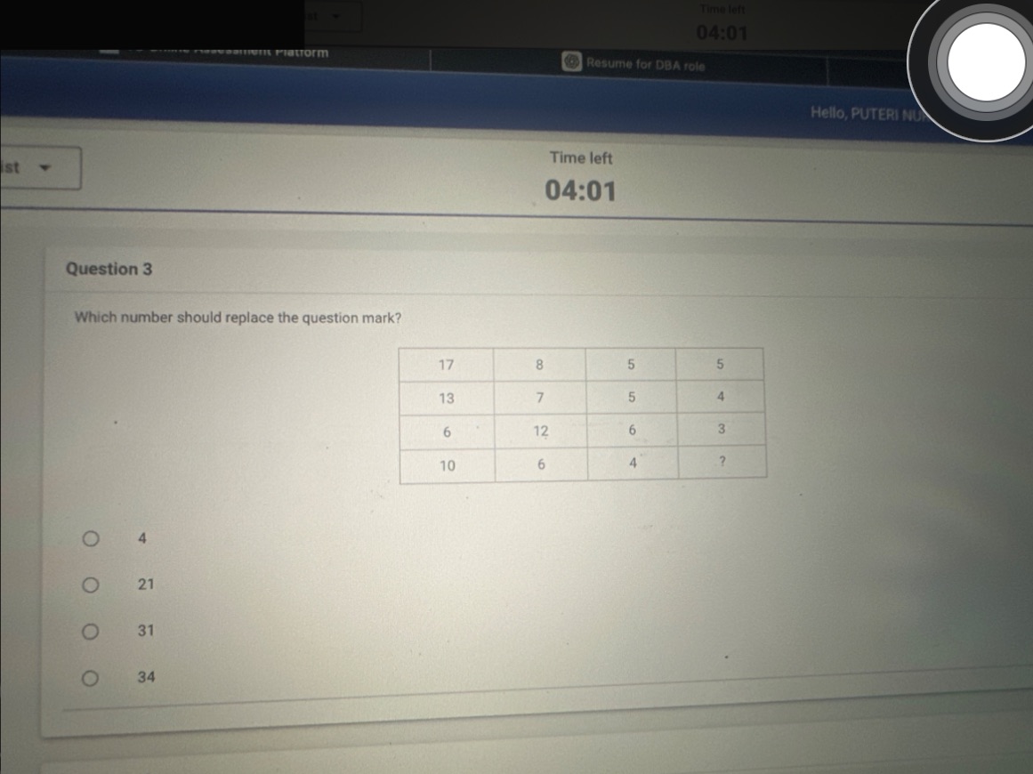 Which number should replace the question | StudyX