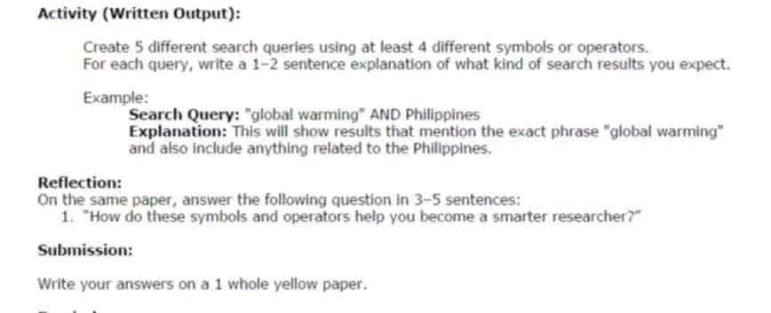 Create 5 different search queries using at | StudyX