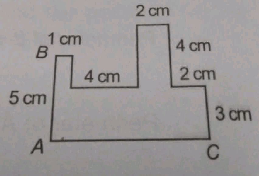 The image shows a composite shape with the | StudyX