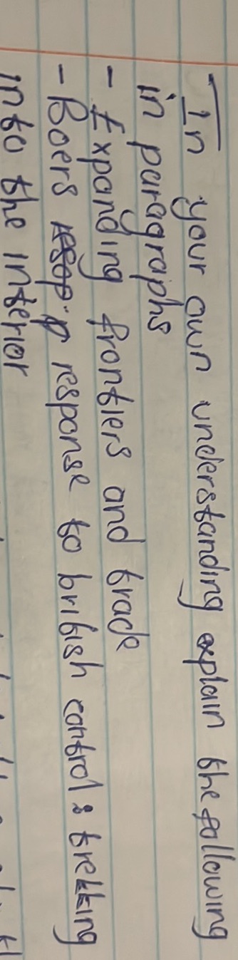 In your own understanding explain the | StudyX