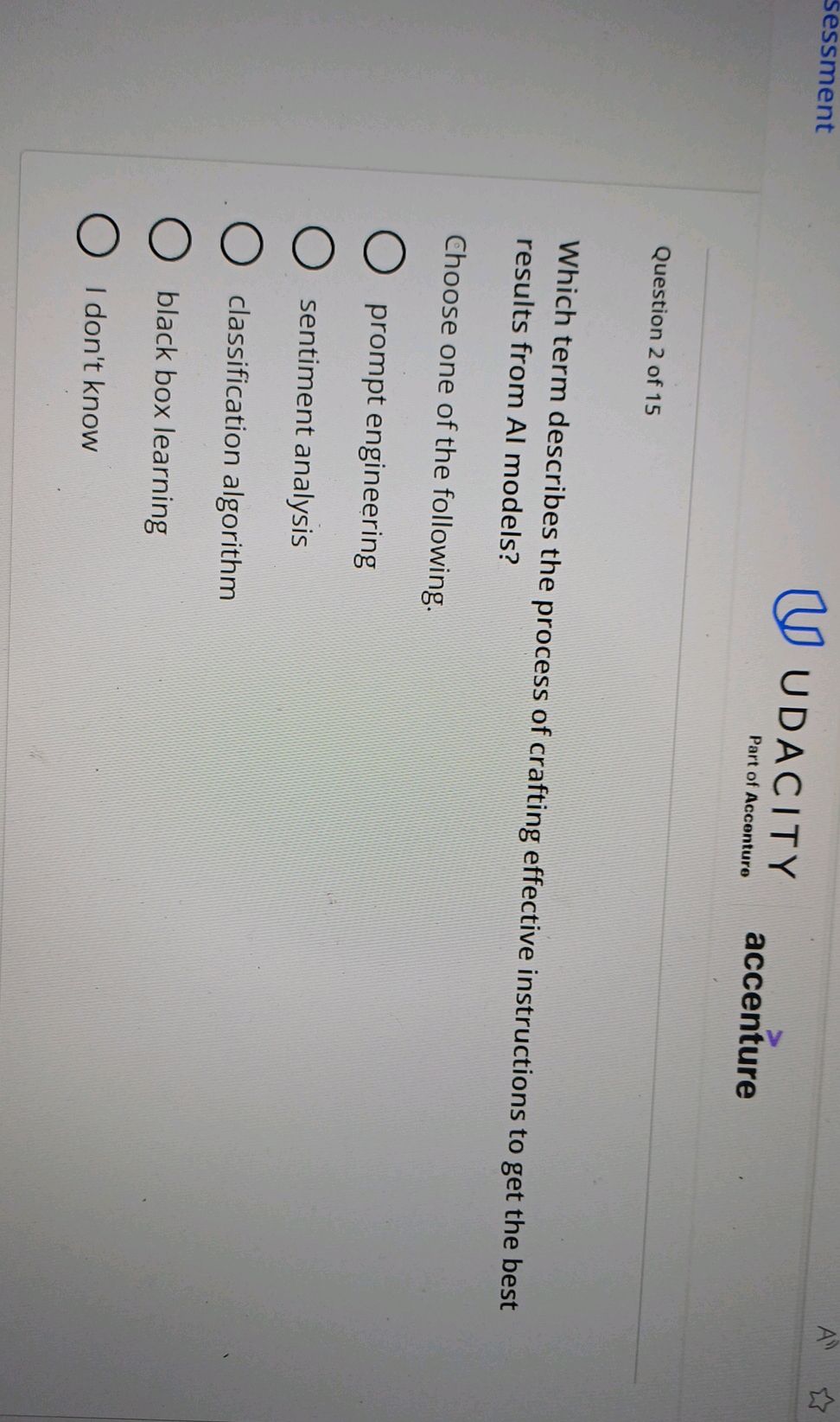 Question 2 of 15 Which term describes the | StudyX