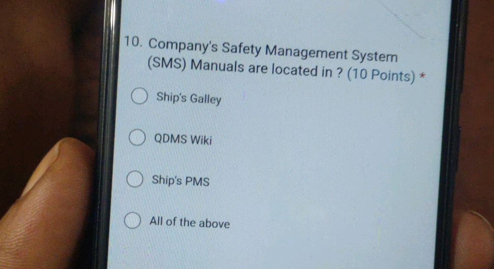 10. Company's Safety Management System (SMS) | StudyX