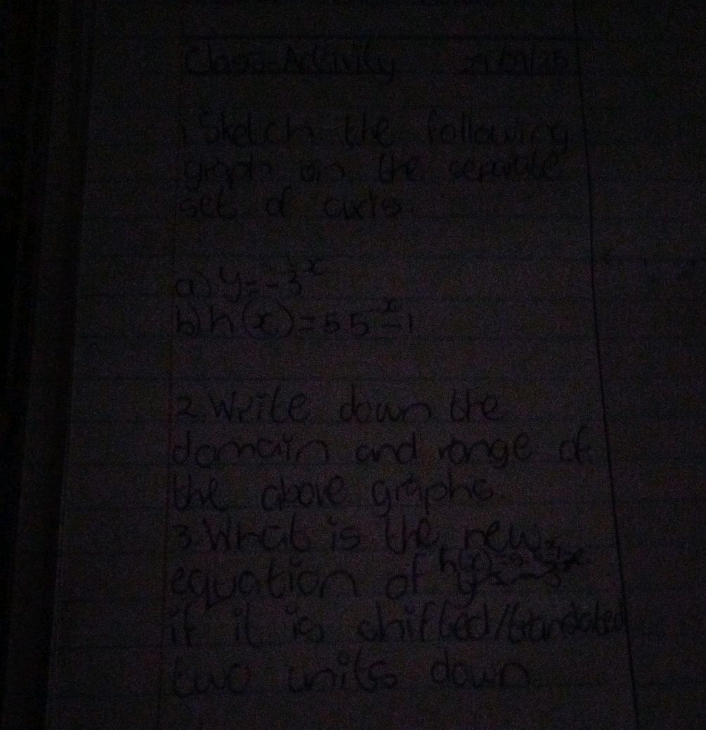 1 Sketch the following graphs on the | StudyX