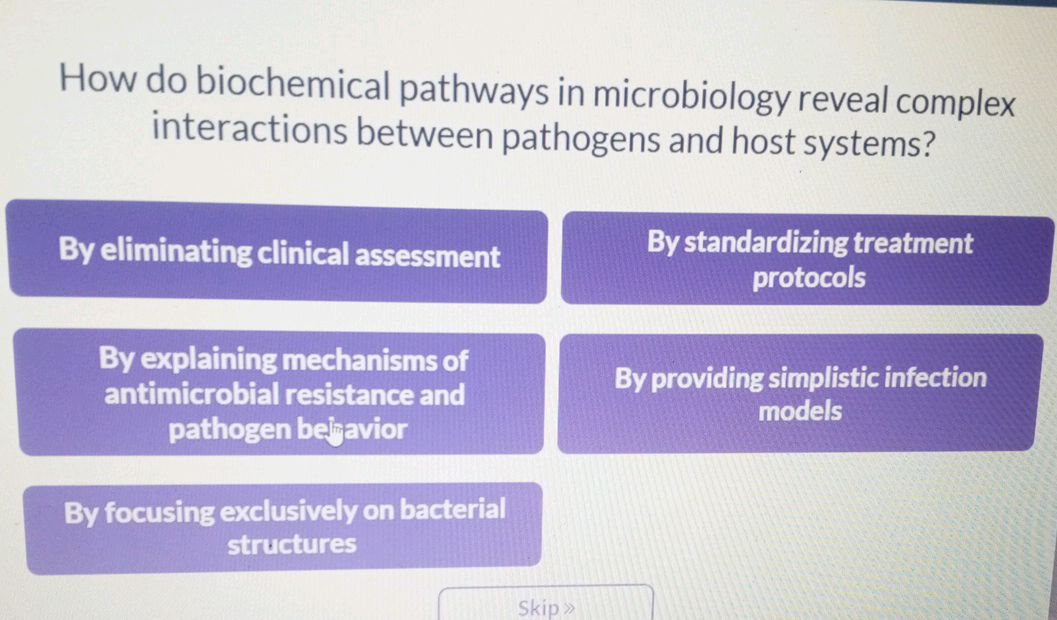How do biochemical pathways in microbiology | StudyX