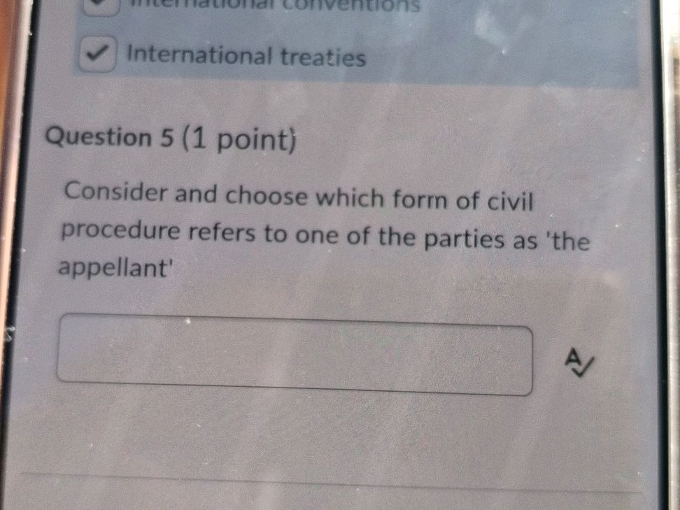 Question 5 (1 point) Consider and choose | StudyX