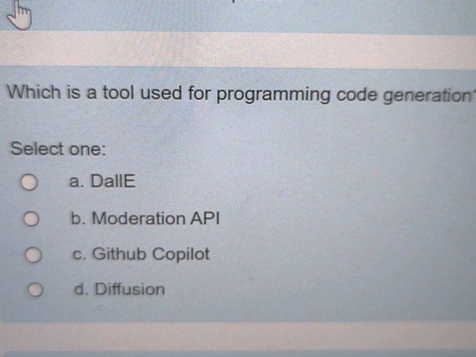 Which is a tool used for programming code | StudyX