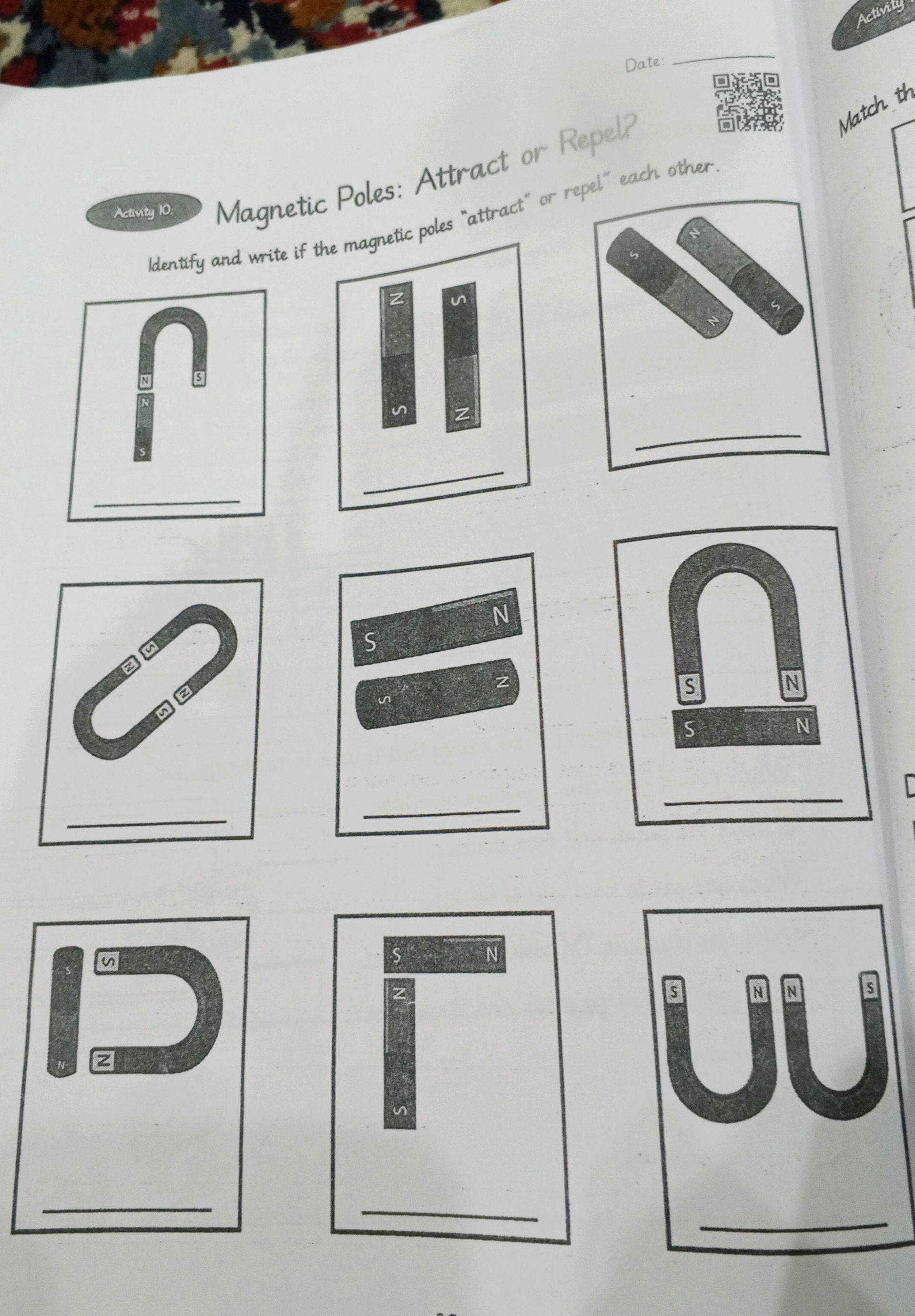 Activity 10: Magnetic Poles: Attract or | StudyX