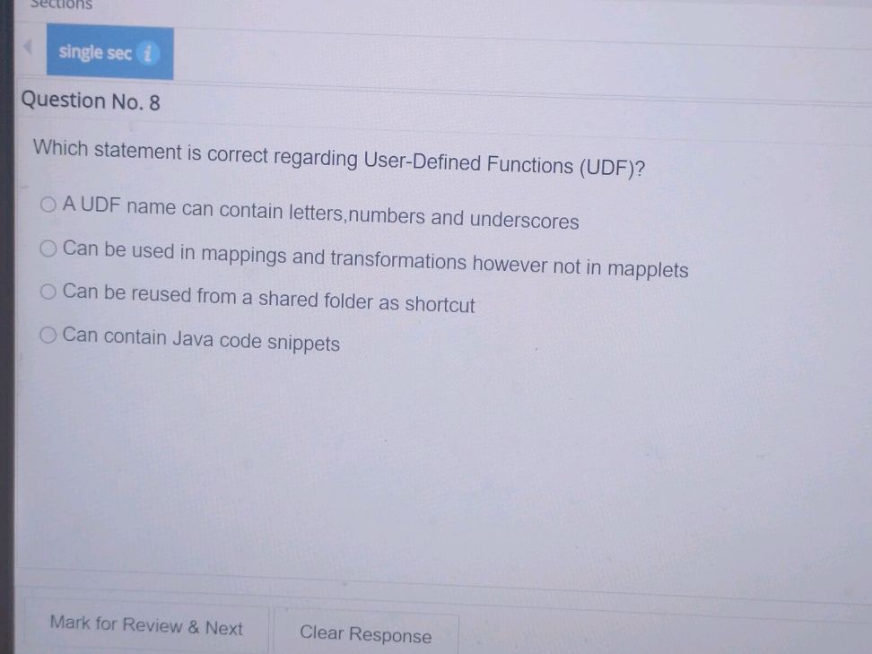 Question No. 8 Which statement is correct | StudyX