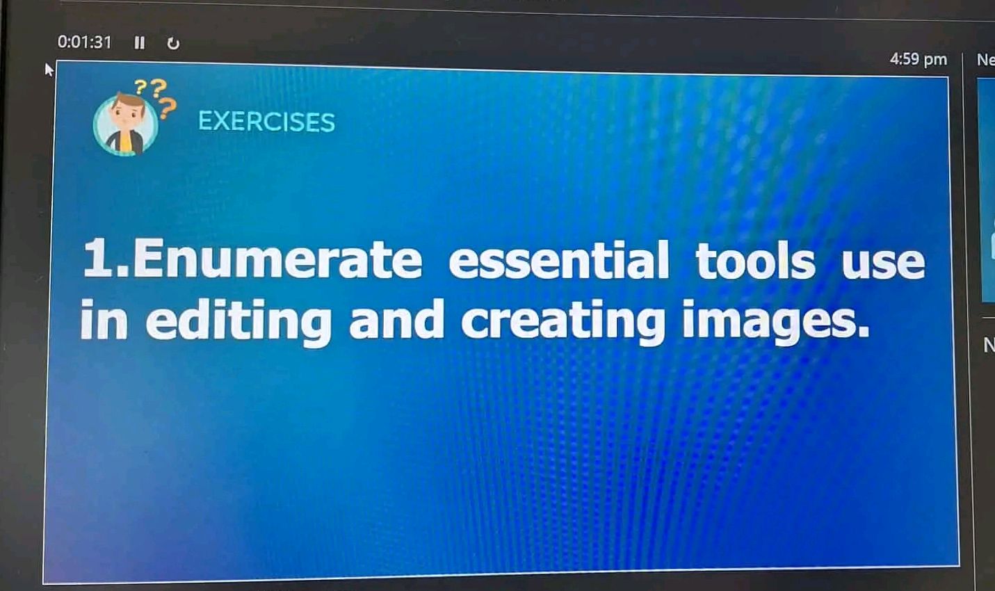 1. Enumerate essential tools use in editing | StudyX