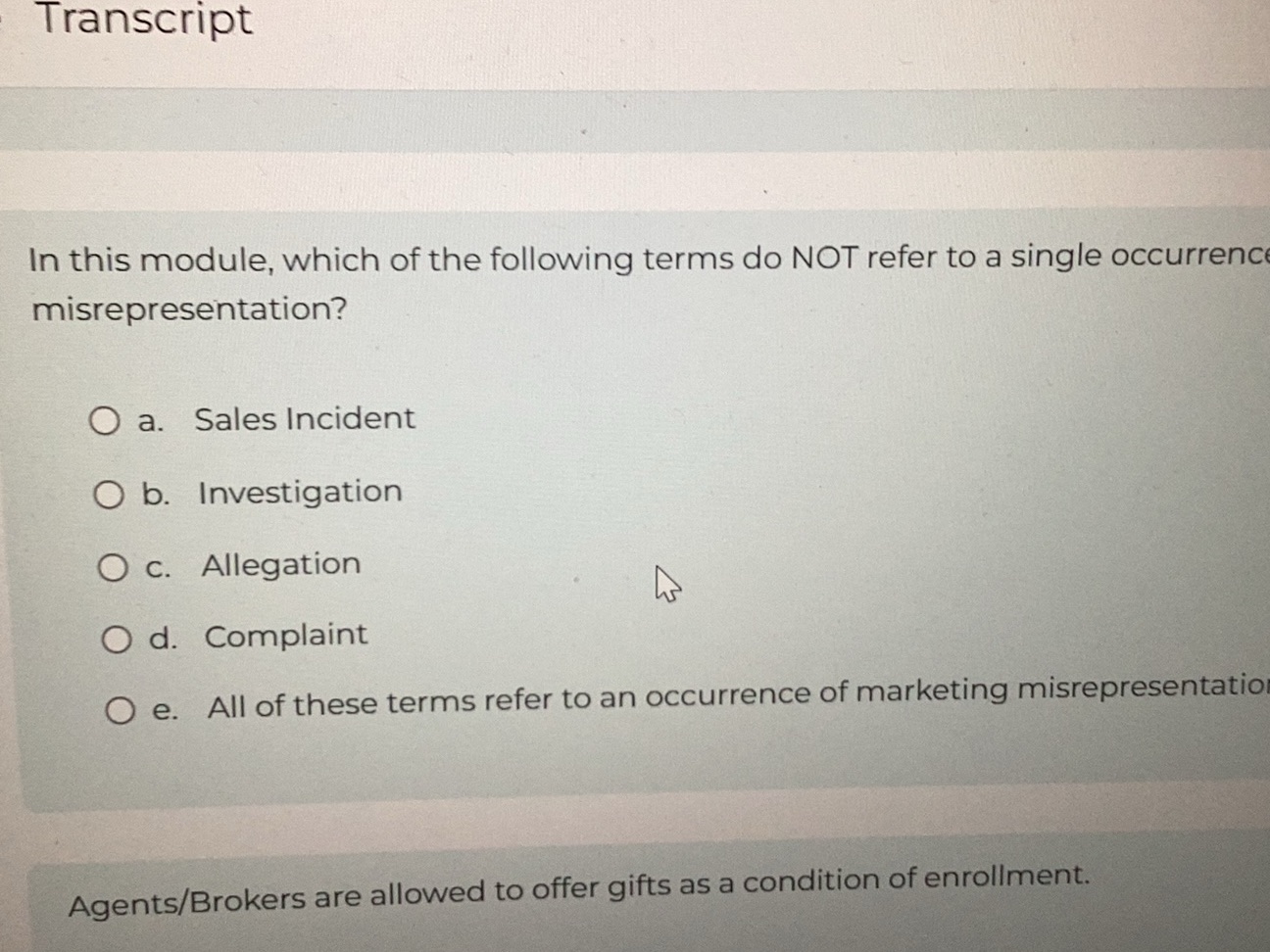 In this module, which of the following terms | StudyX