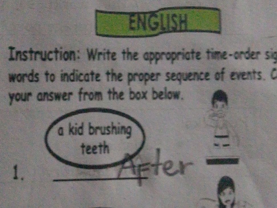 Instruction: Write the appropriate | StudyX