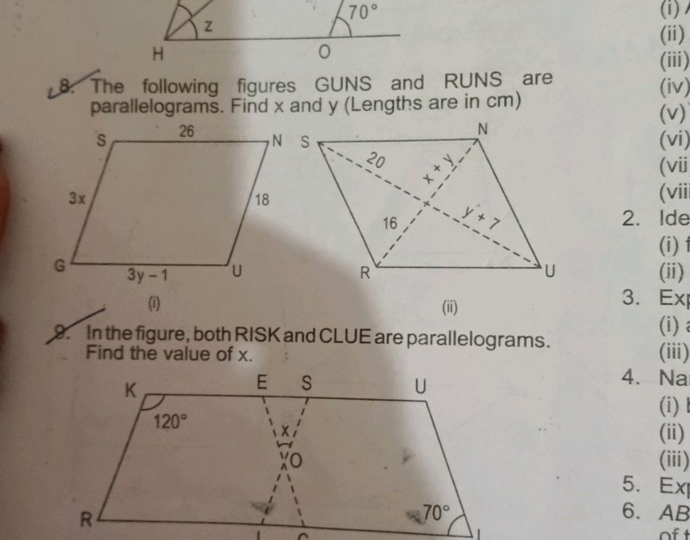 8. The following figures GUNS and RUNS are | StudyX