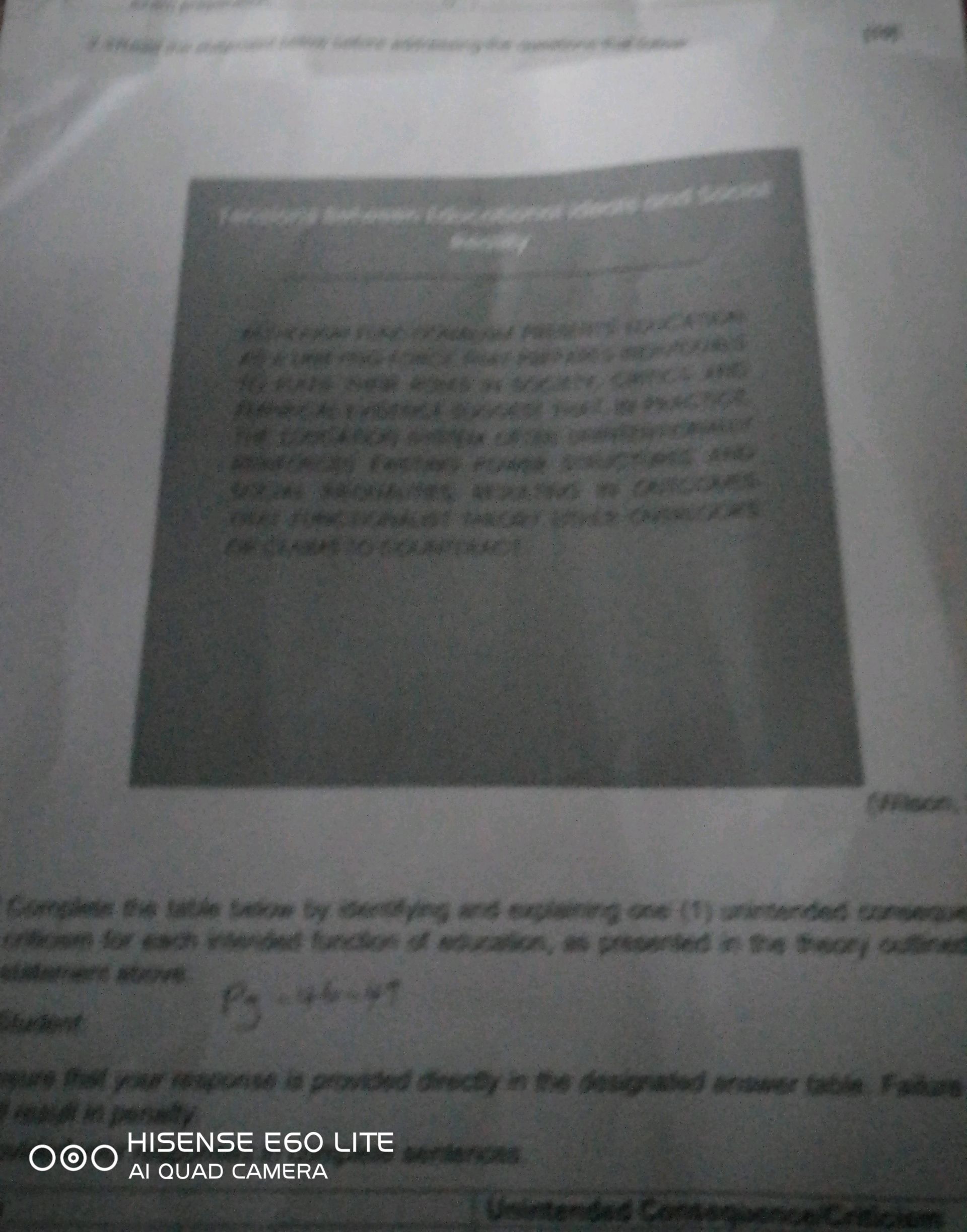 Complete the table below by identifying and | StudyX