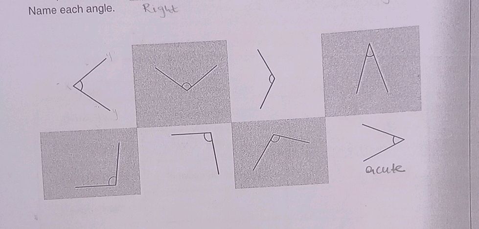 Naming Angles: Right, Acute, and Other Angle
