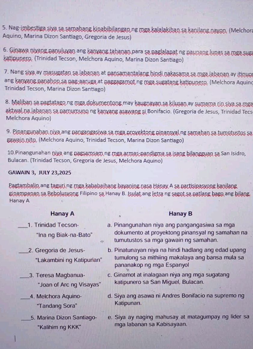 Pagtambalin ang taguri ng mga kababaihang