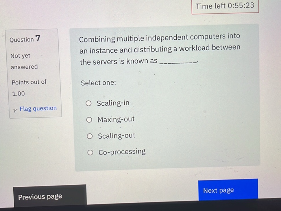 Combining multiple independent computers | StudyX