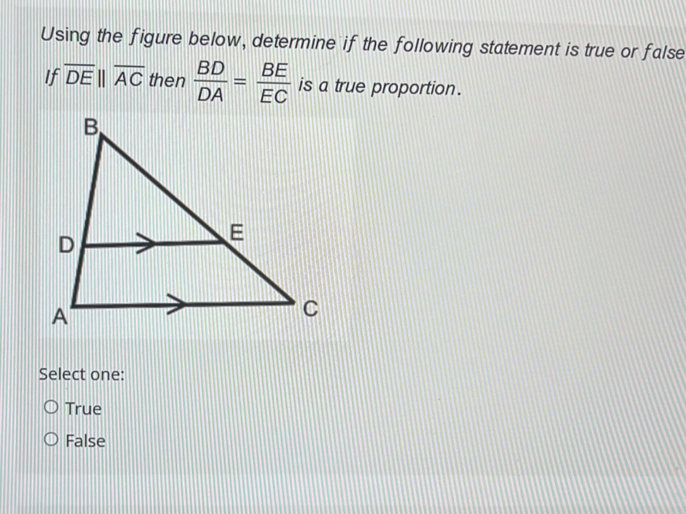 Using the figure below, determine if the | StudyX