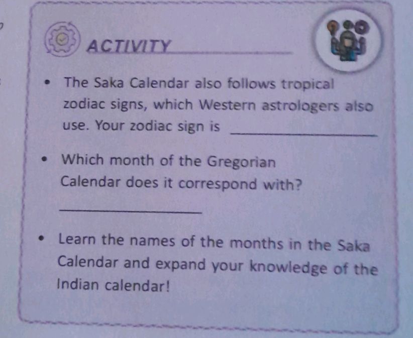The Saka Calendar also follows tropical | StudyX