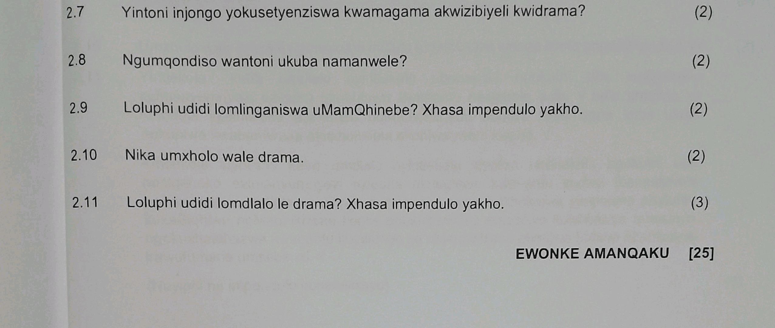 2.7 Yintoni injongo yokusetyenziswa | StudyX