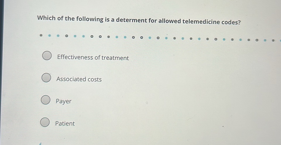Which of the following is a determent for