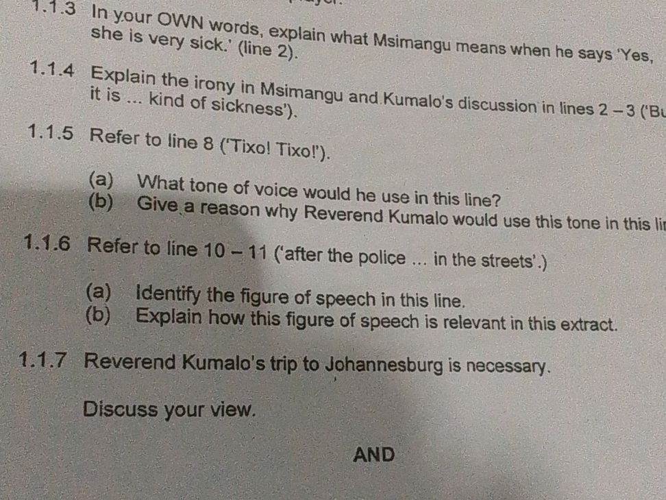 1.1.3 In your OWN words, explain what | StudyX