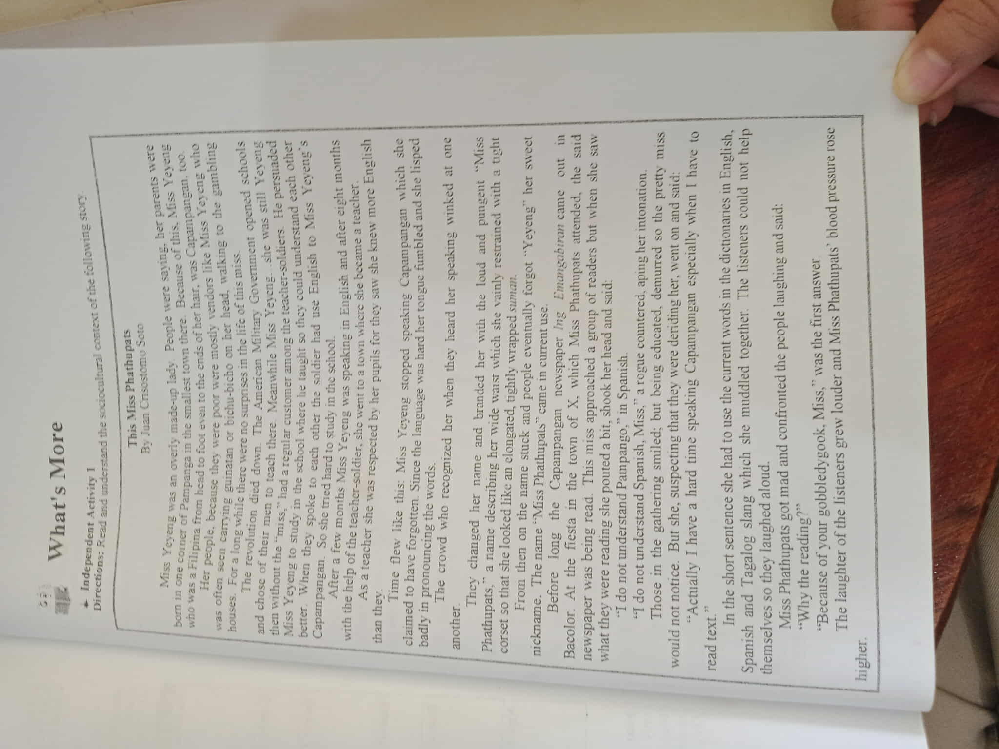 Directions: Answer the following questions | StudyX