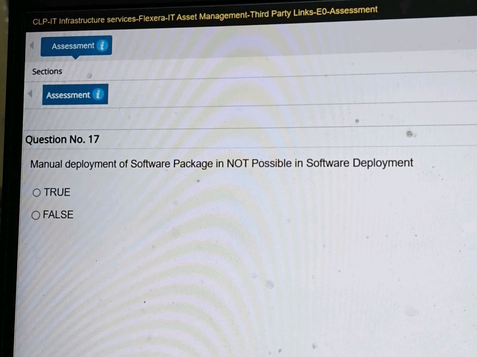 Manual deployment of Software Package in NOT | StudyX