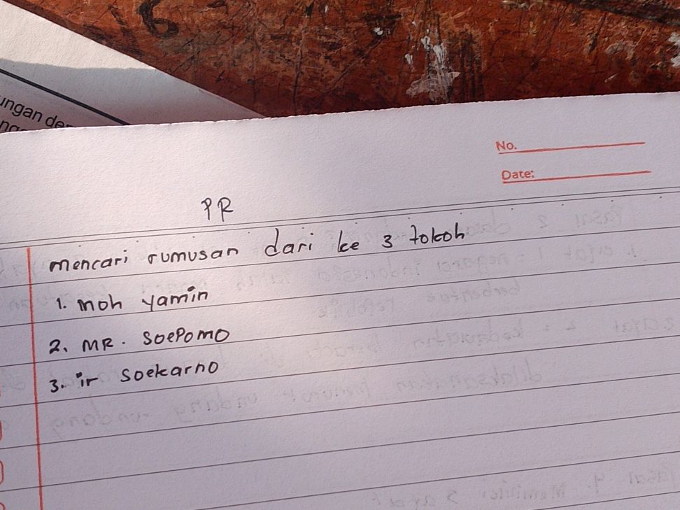 PR Mencari rumusan dari ke 3 tokoh 1. moh | StudyX