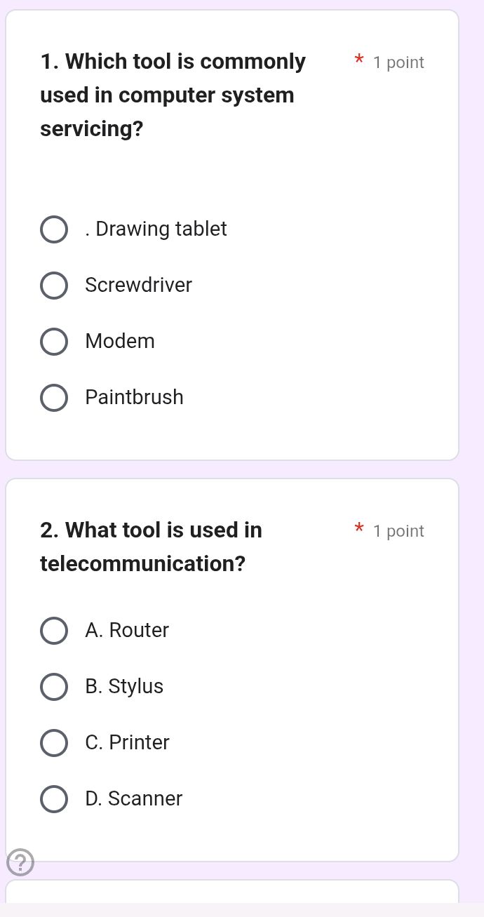 Which tool is commonly used in computer