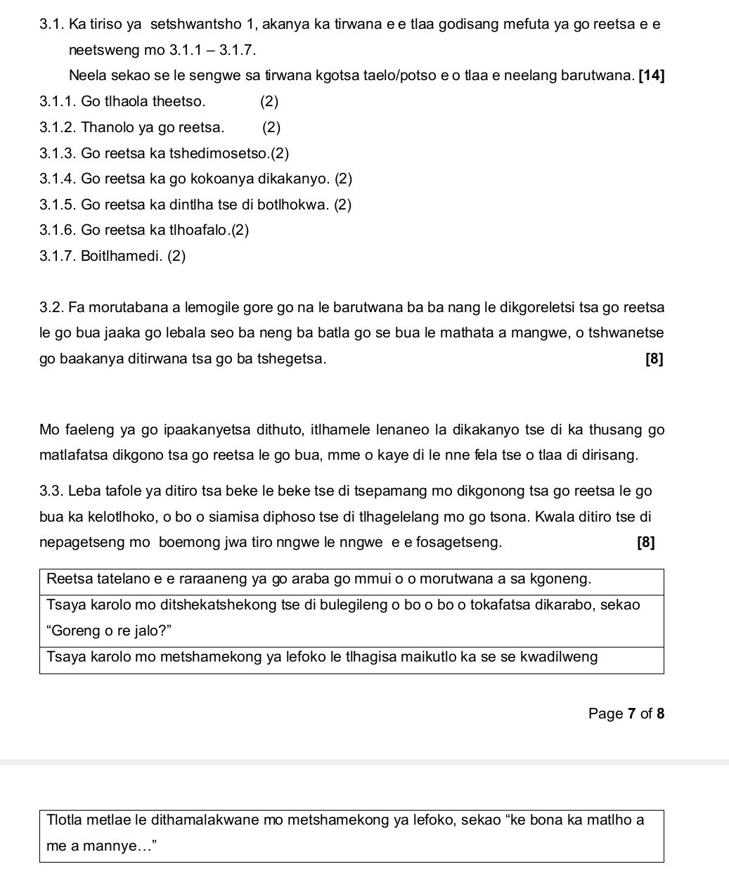 3.1. Ka tiriso ya setshwantsho 1, akanya ka