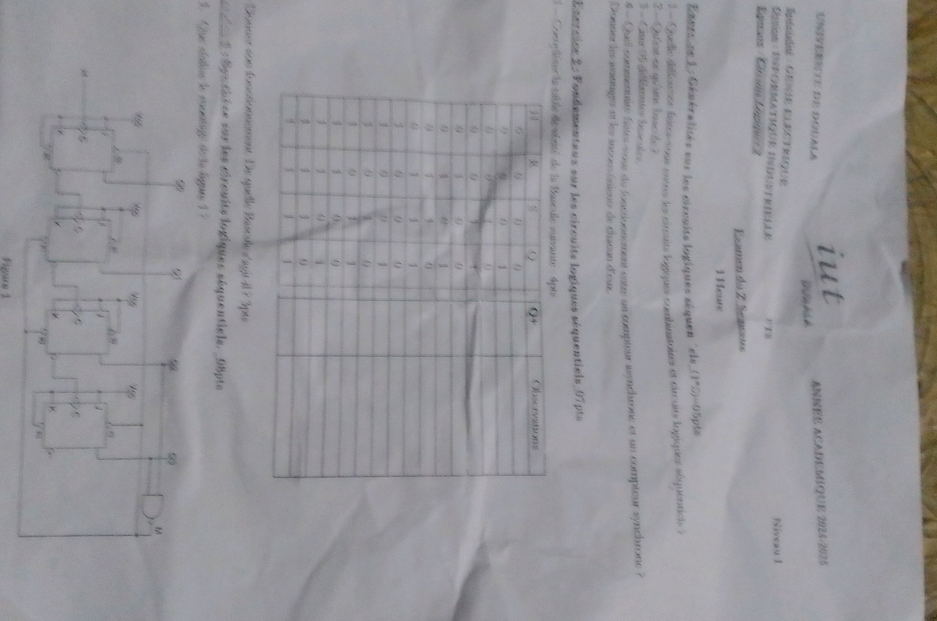 Exercise 1: Généralités sur les circuits | StudyX
