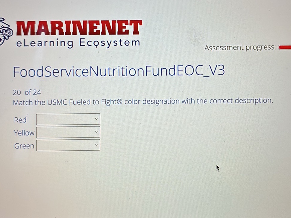 Match the USMC Fueled to Fight® color