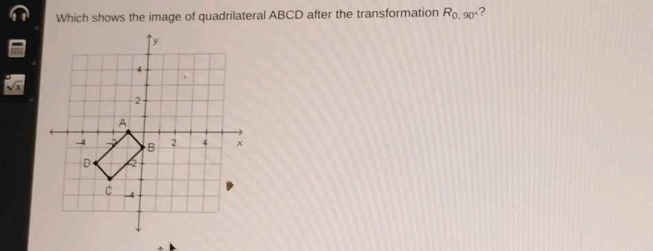 Which shows the image of quadrilateral ABCD | StudyX