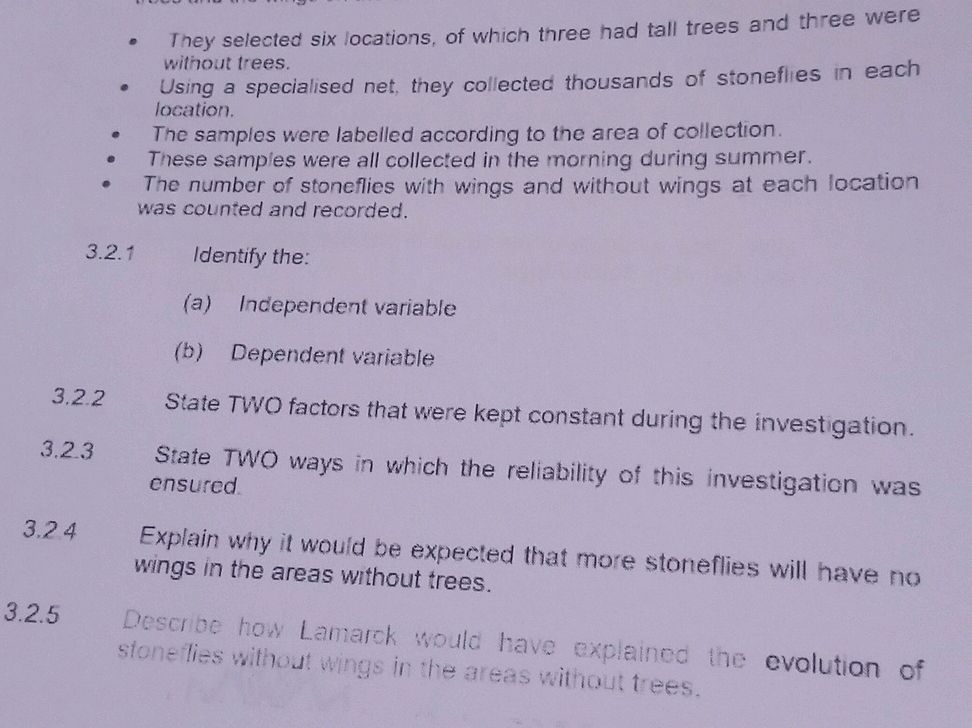 3.2.1 Identify the: (a) Independent variable | StudyX