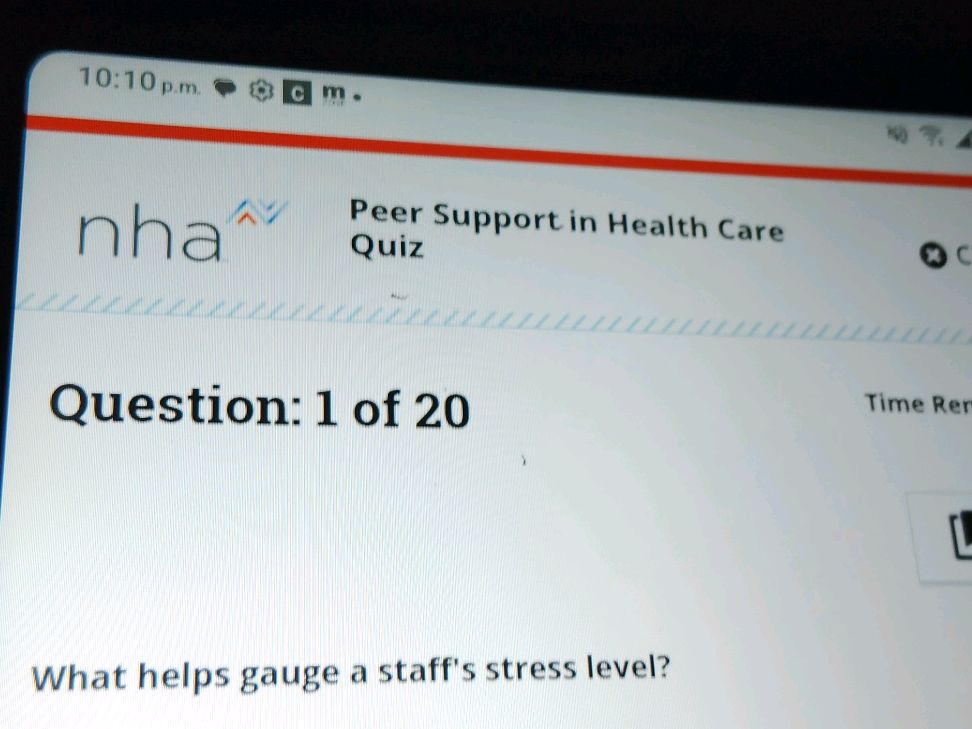 Question: 1 of 20 What helps gauge a | StudyX