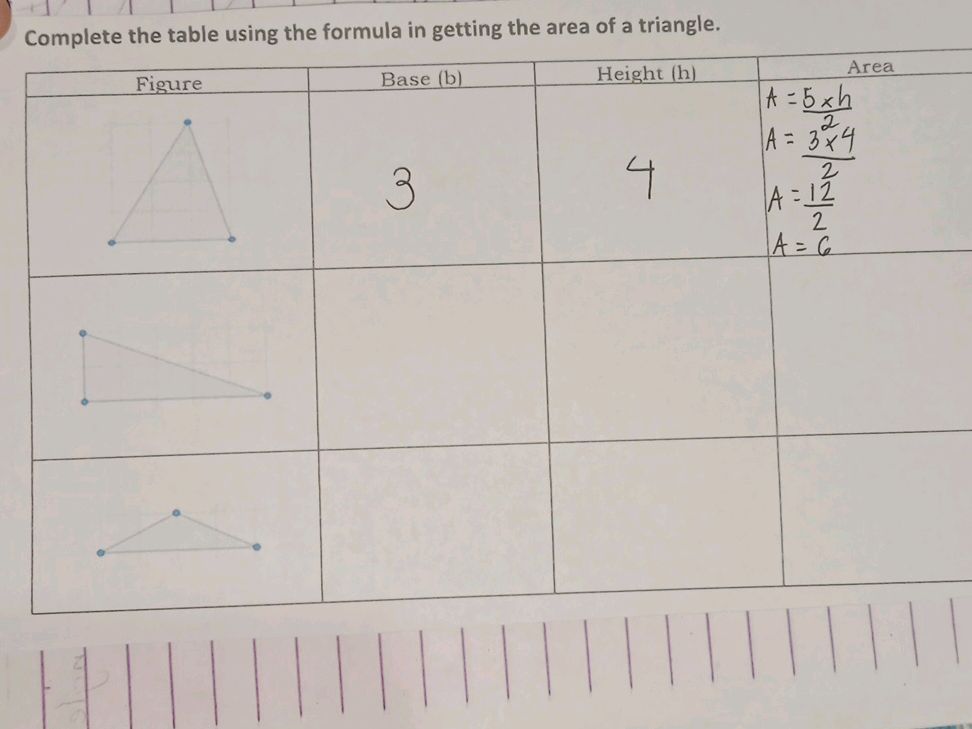 Complete the table using the formula in | StudyX