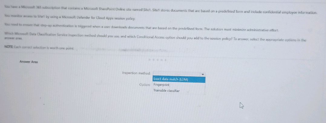 Which Microsoft Data Classification Service | StudyX