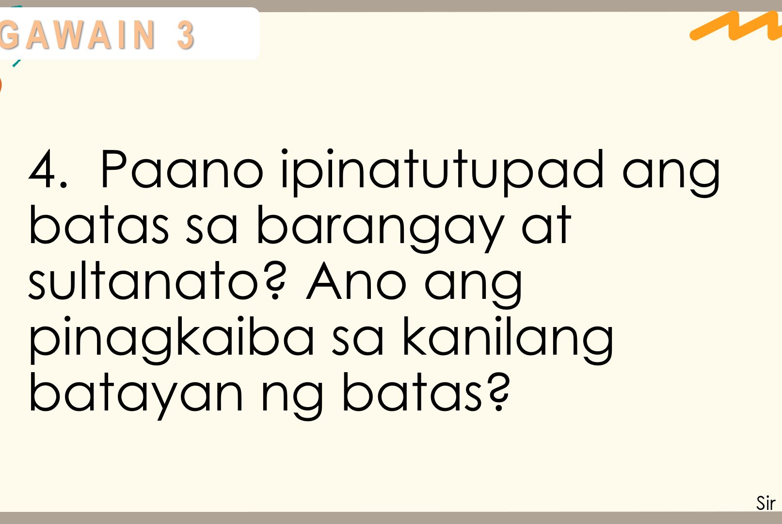 4. Paano ipinatutupad ang batas sa barangay | StudyX