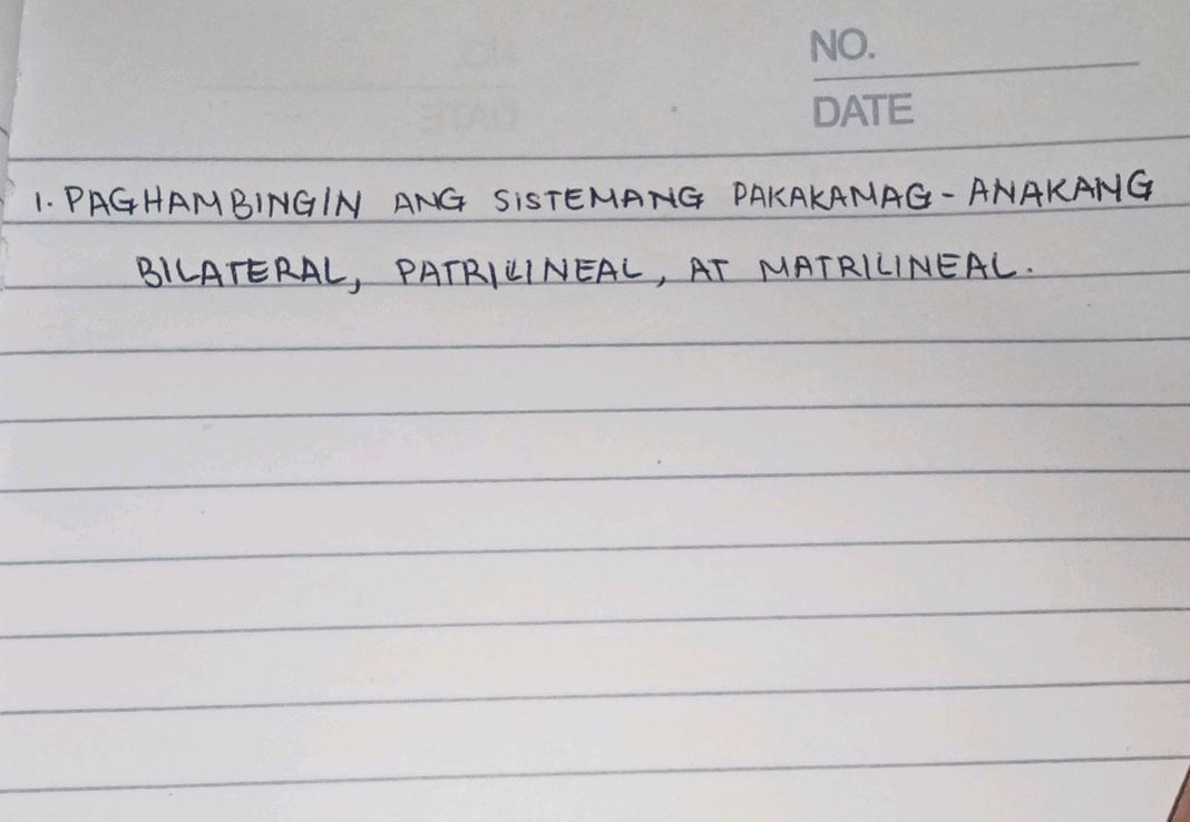 PAGHAMBINGIN ANG SISTEMANG PAKAKAMAG-ANAKANG | StudyX