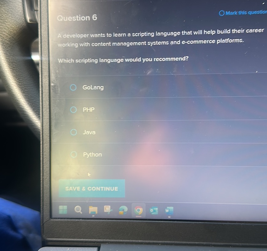 Question 6 A developer wants to learn a | StudyX
