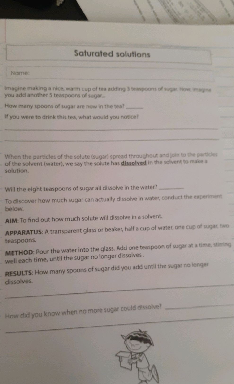 Imagine making a nice, warm cup of tea | StudyX