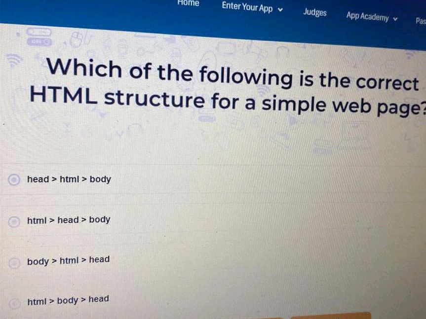 Which of the following is the correct HTML | StudyX