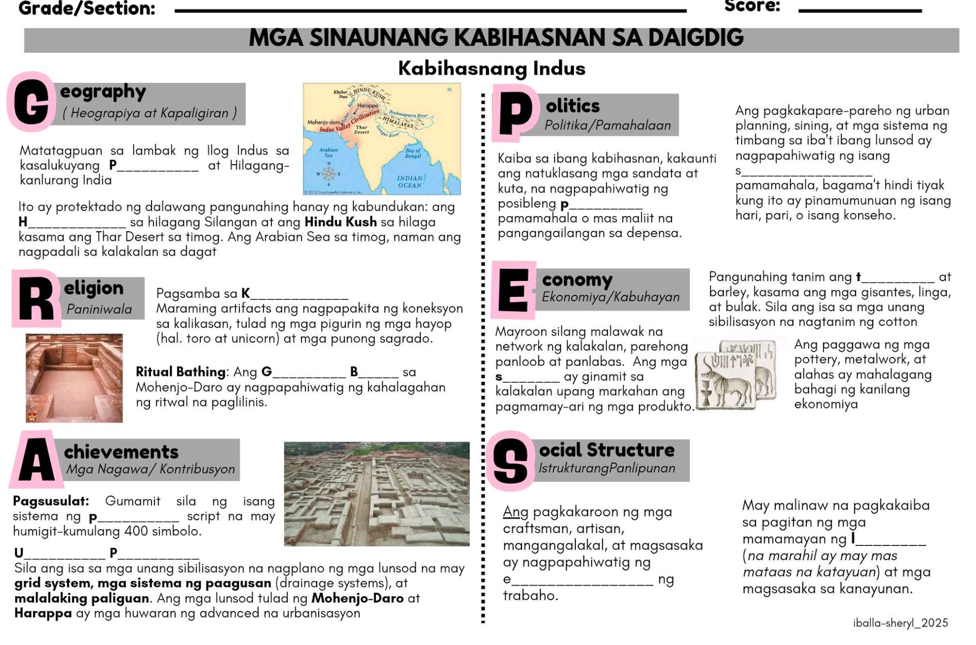 Geography (Heograpiya at Kapaligiran) | StudyX