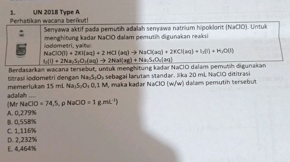 UN 2018 Type A Perhatikan wacana berikut!
