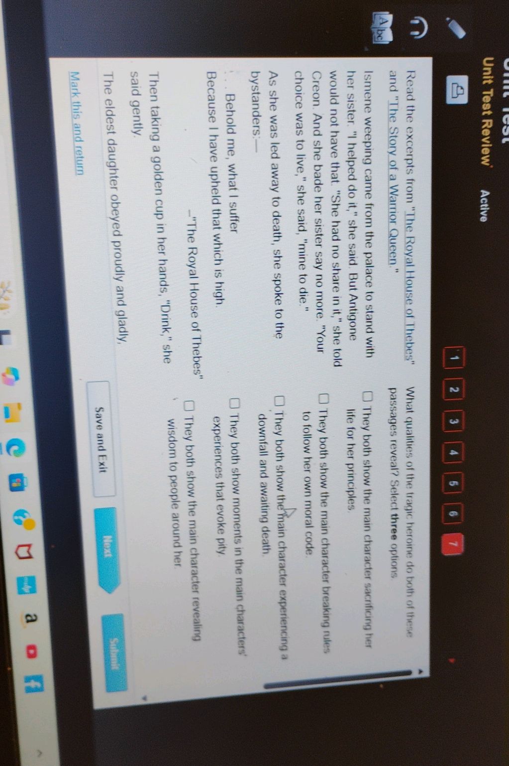 Read the excerpts from "The Royal House of | StudyX