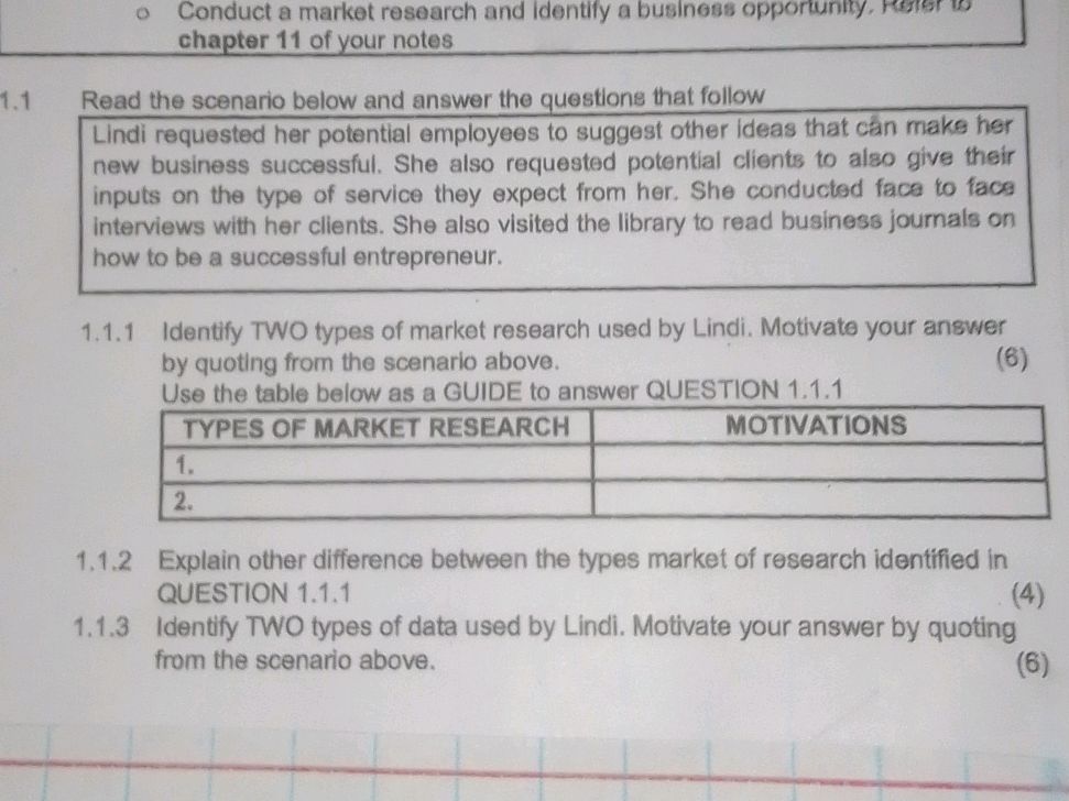 Read the scenario below and answer the | StudyX