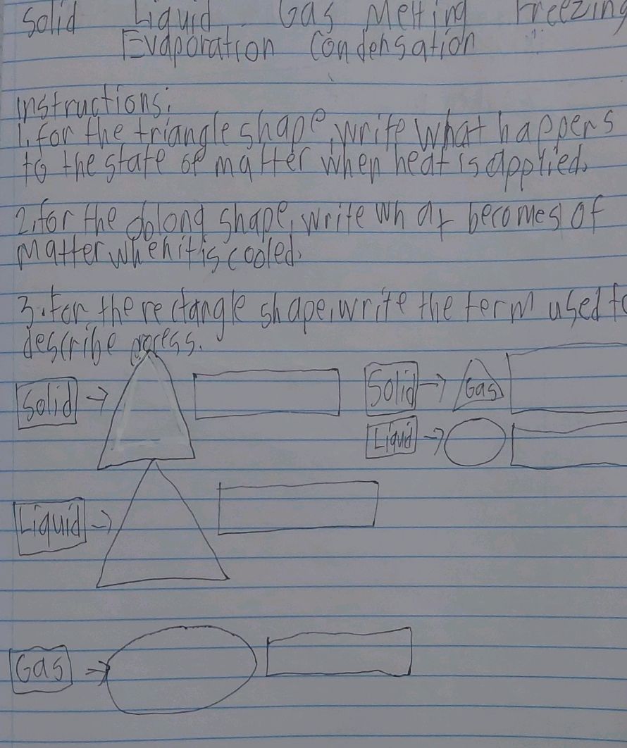 Instructions: 1. for the triangle shape | StudyX