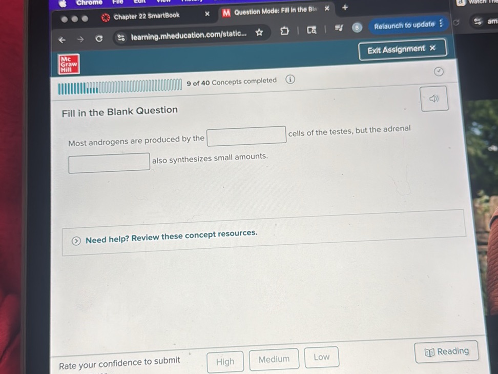 Fill in the Blank Question Most androgens | StudyX